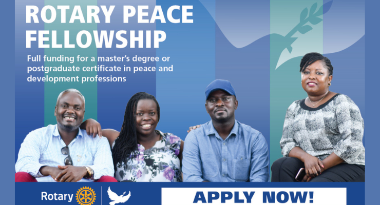 Fully funded Rotary Peace Fellowships